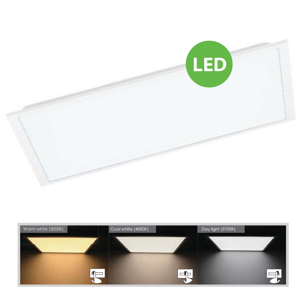 LED PANEL 36W 295X1195X32MM 90-100LM 3CCT WXX435/3CCT - Eagle Lighting