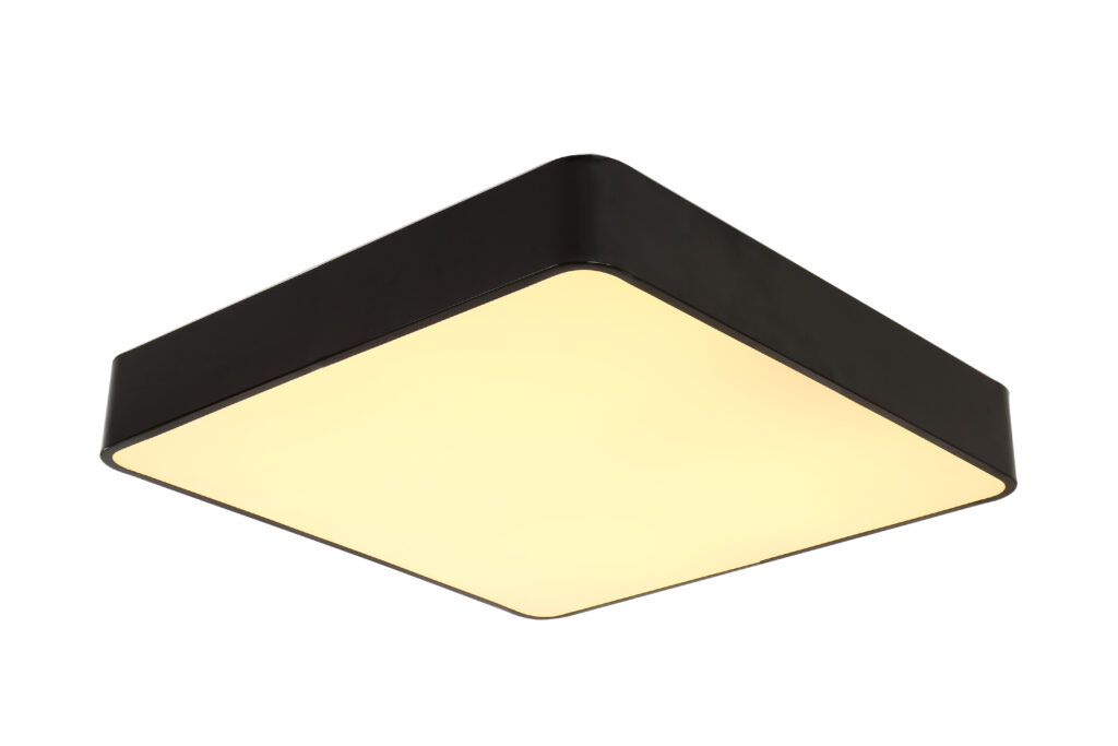 CEILING FITTING LED SQUARE 60W 3CCT SAND BLACK - Eagle Lighting