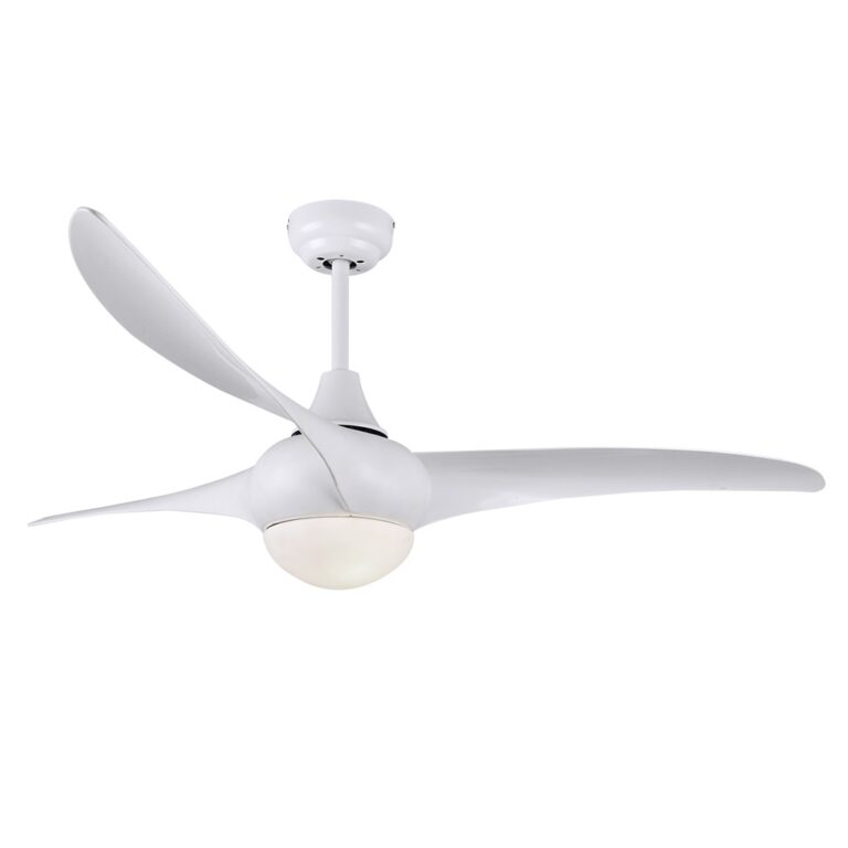 White Steel & Acrylic Ceiling Fan - PAAXC6151 - Eagle Lighting