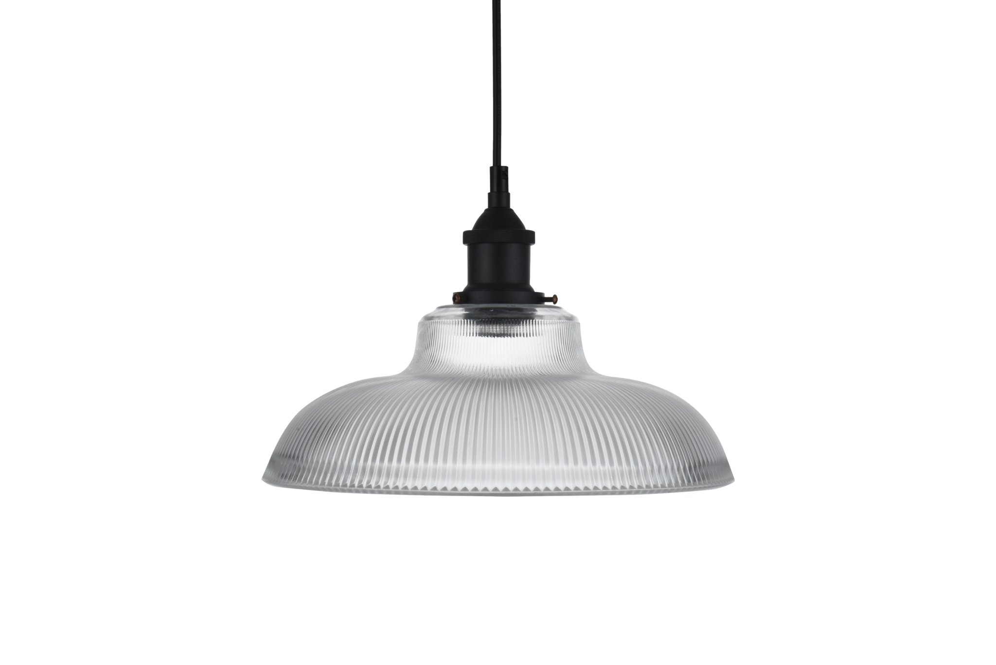 PENDANT FITTING E27 30X12 GLS SAND BLACK - EBD0528 - Eagle Lighting