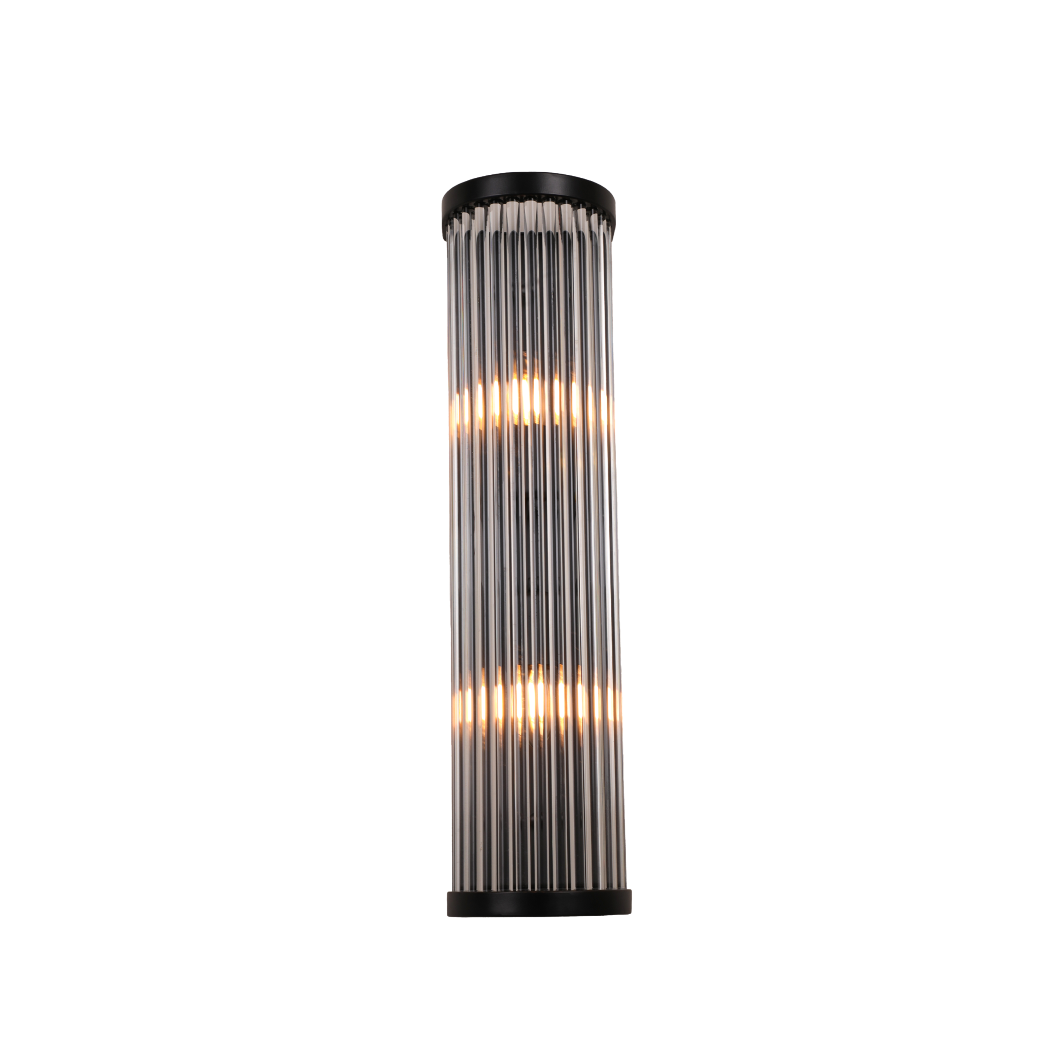 WALL FITTING 2X40W E14 150X600 MATT BLACK - KAV9056 - Eagle Lighting