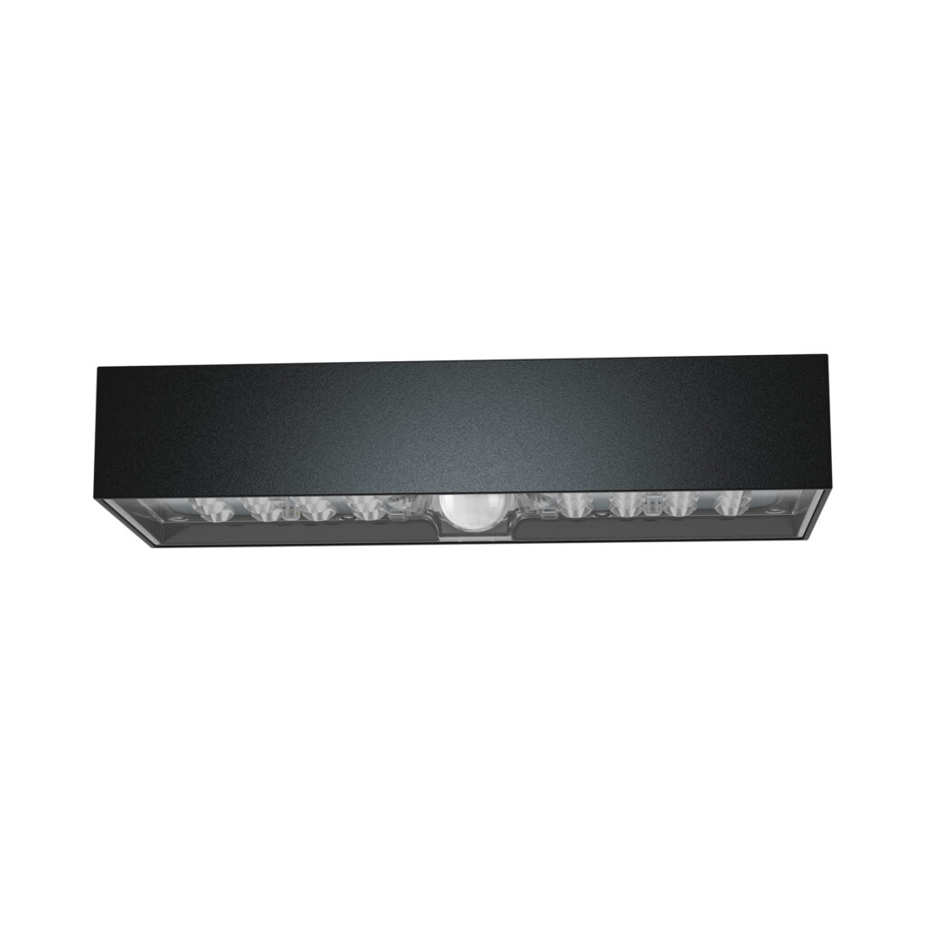 WALL FITTING LED SOLAR 6W 900LM IP65 BLACK - SLT209/04 - Eagle Lighting