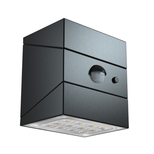 SOLAR DICE LED WALL LIGHT - 2.5W, 300LM, IP65, BLACK - SLT210/04 ...